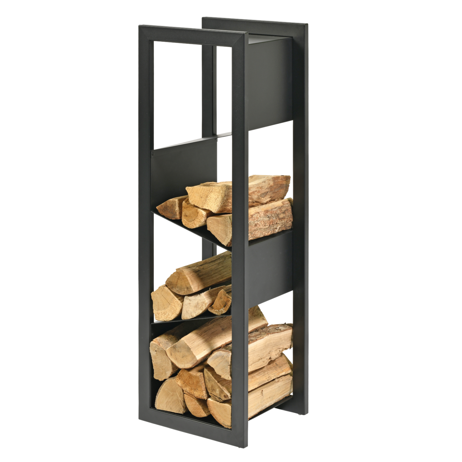 Ranges-bûches intérieur et rangements à bois